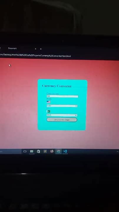 Muhammad Saim On Linkedin Today I Made Htmlcss And Javascript Project Name Currency Converter