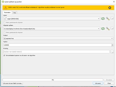 Splitting Line Layer With Point Layer Using QGIS Geographic Information Systems Stack Exchange