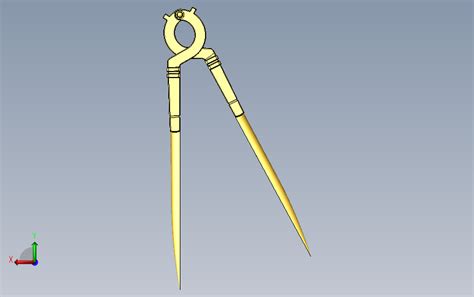 圆规系列模型 23 SOLIDWORKS 2017 模型图纸下载 懒石网