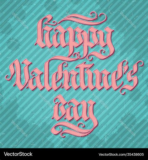 Valentines Day Greeting Card Royalty Free Vector Image