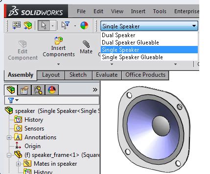 Configurations Toolbar 2016 SOLIDWORKS Help