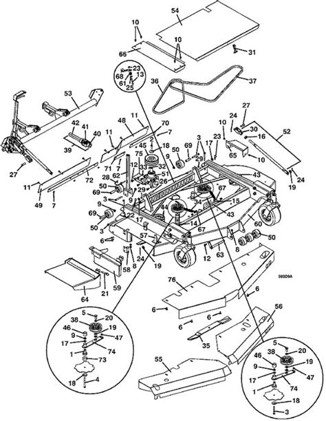 Grasshopper Mower Deck Parts Diagram