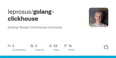 Github Leprosusgolang Clickhouse Golang Yandex Clickhouse Connector
