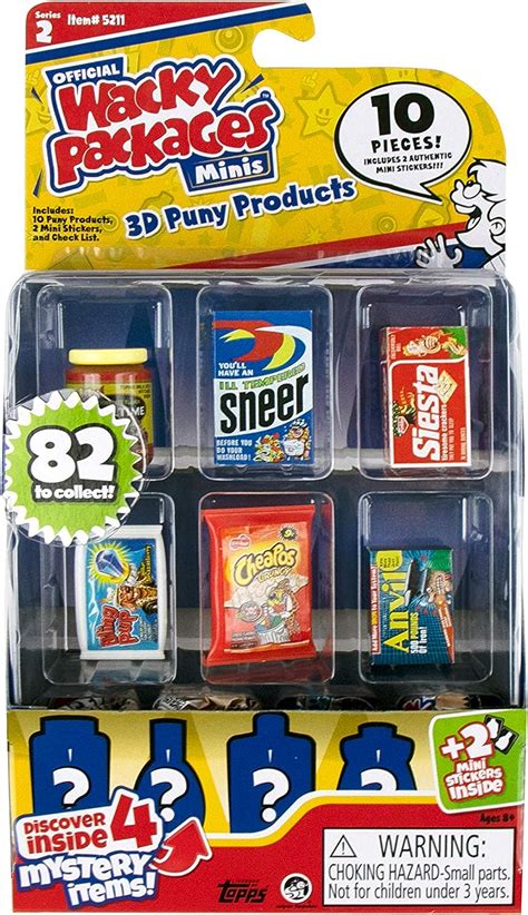 wacky packages tiny spoof products miniature versions of things