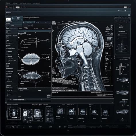 Dicom Viewer Interface Showing Various Medical Imaging Formats Premium Ai Generated Image