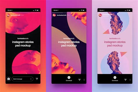 Instagram Stories Mockup Free Psd File — Kambada Studio