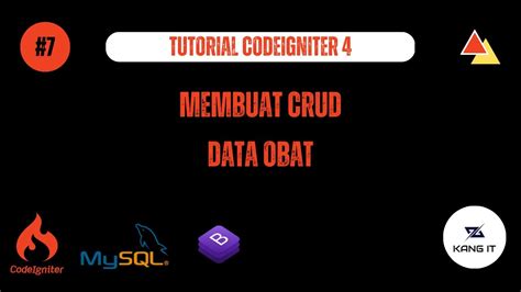 Membuat Sistem Klinik Dengan Codeigniter 4 Membuat Crud Data Obat Youtube