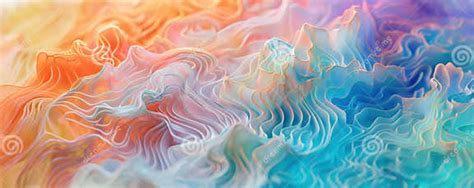 Ai Generated Art Piece In A Digital Gallery Creative Algorithms Ai In Art Stock Image Image