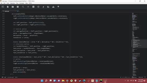 Pid Loop In Pros Pros Support Vex Forum