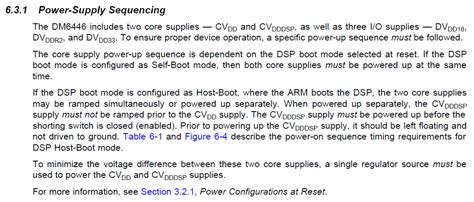 Tms320dm6446 Power Down Sequencing Processors Forum Processors Ti E2e Support Forums