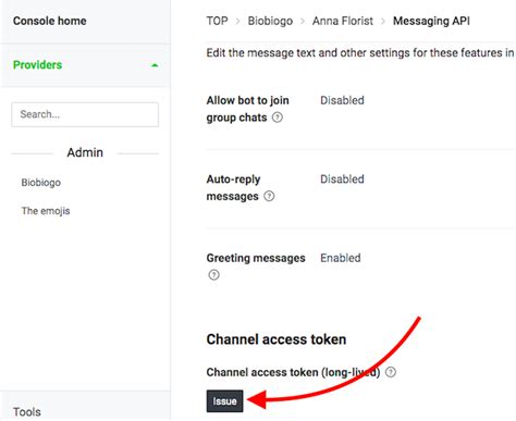 Getting Your LINE Channel Access Token Biobiogo Resource Center