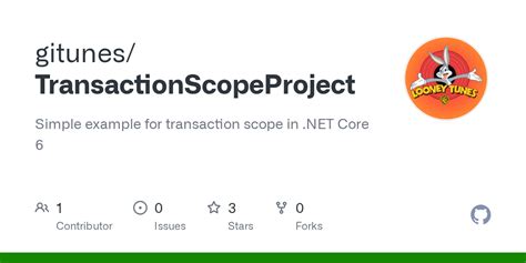 Github Gitunestransactionscopeproject Simple Example For