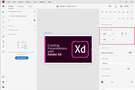 Creating A Presentation Using Adobe XD E Learning Help Guides
