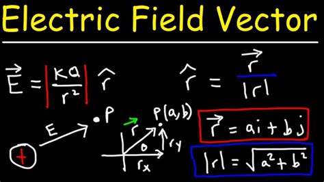 Master Calculating E Field With R Hat And Position Vector