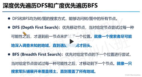 dfs和bfs csdn博客