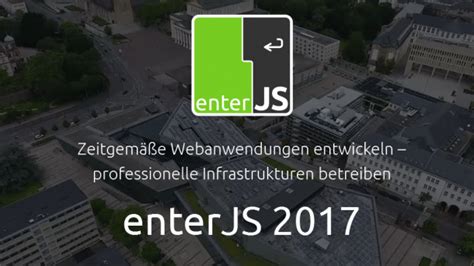 enterJS Jetzt noch Vortragsvorschlag für JavaScript Konferenz