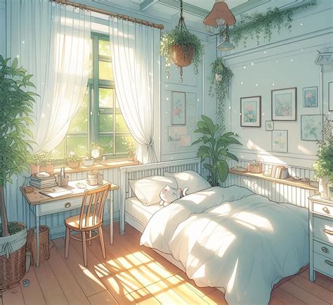 Download Anime Bedroom Indoors Royalty Free Stock Illustration Image