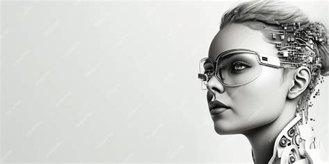 Premium Photo A Woman Wears A Pair Of Glasses From The Brand Hermes