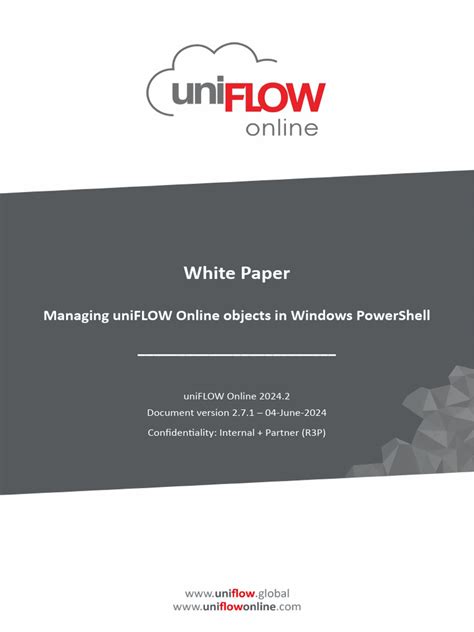 white paper managing uniflow online objects in windows powershell v2 7 1 pdf microsoft