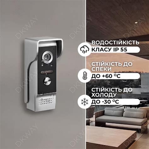 Відеодомофон з камерою в квартиру домофони для приватного будинку розумний відеодзвінок комплект