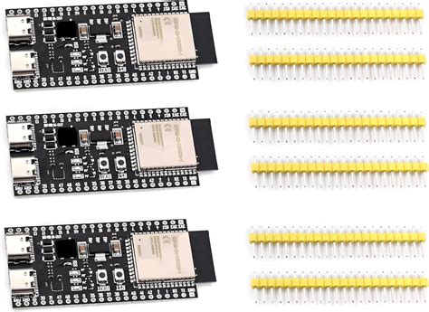 Pameencos 3pcs Esp32 S3 Devkitc 1 N8r2 Esp32 S3 Development Board Wi Fi Ble Mcu Module N8r2