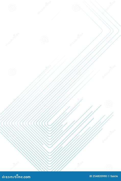 Blue White Minimal Lines Abstract Futuristic Tech Background Stock Vector Illustration Of