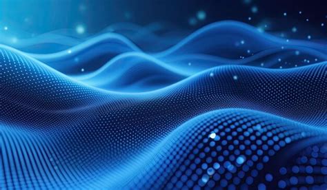 Abstract Digital Waveform Visualization Generate Ai Premium Ai