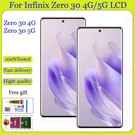 Original Amoled Lcd For Infinix Zero 30 5g X6731 Zero 30 4g X6731b Lcd Touch Screen Replacement
