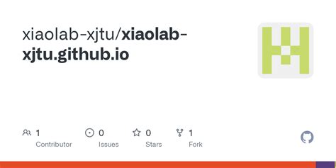 Github Xiaolab Xjtuxiaolab