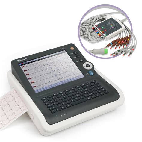 Mobile 6 12 Lead Ekg Ecg Machine Fits Into Your Pocket With Auto Interpretation Wirelessly