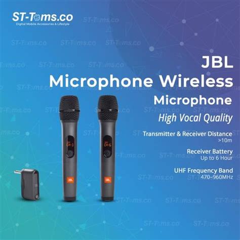 Promo Jbl Wireless Microphone Set Mic Karaoke Wireless With Receiver Cicil X Jakarta