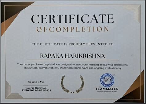 Aws Certification Cloudcomputing Techskills Hari Krishna Rapaka