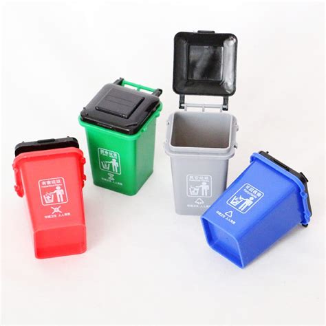 Doll House Mini Trash Can Sorting Bin Scene Model Accessories OB Shooting Props Wine Toys
