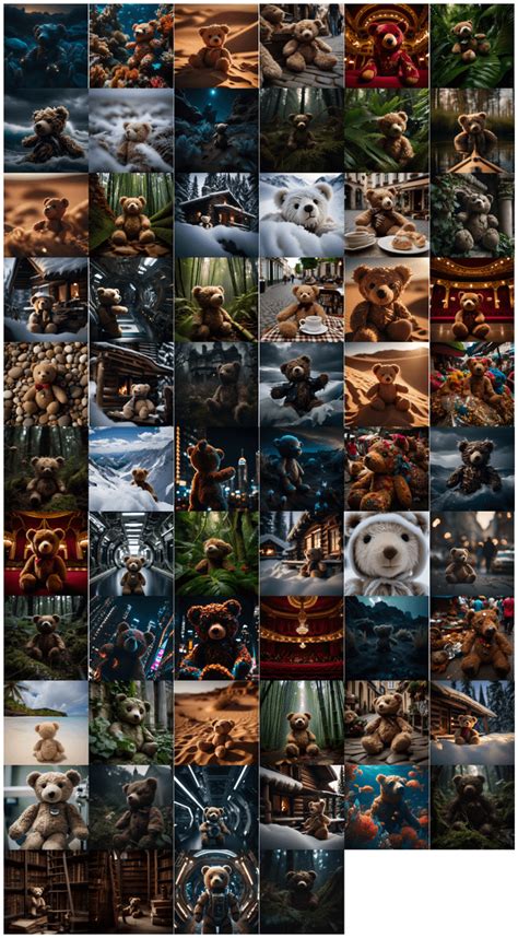 Sdxl Python Script Allows You To Set Subject In This Case Teddy Bear And It Randomly Picks