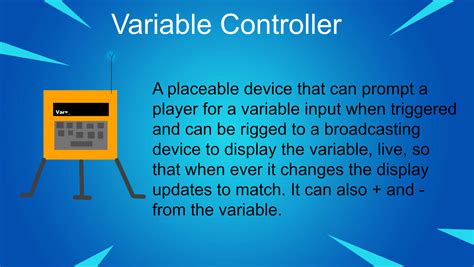 Meet The Variable Controller R FortniteCreative