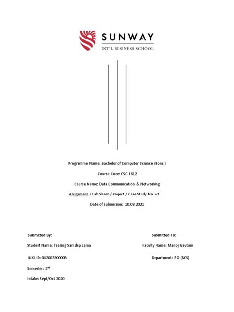 Submitted By Submitted To Pdf Internet Standards Network Architecture