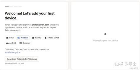 工具篇：tailscale免费实现远程设备互连（无费用方案，亲测，零基础安装），支持手机、windows或linux系统、nas、路由器 知乎