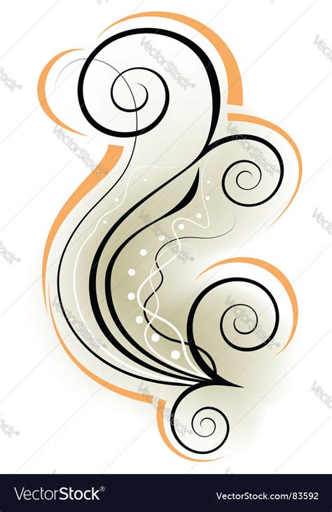 Pattern From Curl Royalty Free Vector Image VectorStock