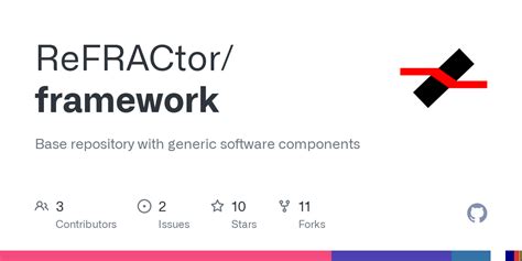 GitHub ReFRACtor Framework Base Repository With Generic Software Components