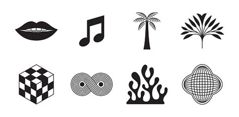 인쇄 및 그래픽 디자인 추상적인 모양 Y2k 그림 와이어프레임 불꽃 문신 고딕 및 보호 스타일 스티커 별 하트 및 로고 템플릿을 위한 벡터 복고풍 미래 지향적인 네오 그런지