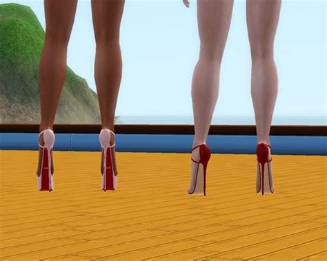 Remesh Impossible Heels Superleggera By Joshq The Sims 3 Loverslab