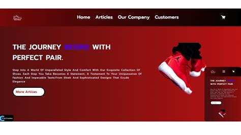 How To Create A Website Using Html And Css Shoe Website Step By Step Tutorial Youtube