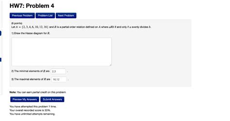 Solved 6 Points Let A 2 3 4 6 10 12 16 And R Is A Chegg Com