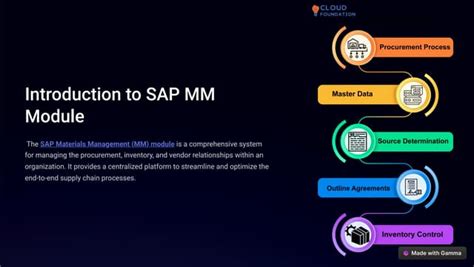 Brief Introduction To Sap Mm Module Pdf