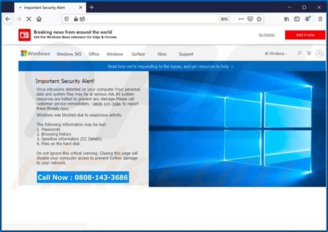 Important Security Alert Pop Up Scam Removal And Recovery Steps Updated