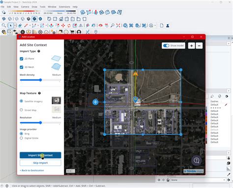 Import Site Context Button Not Working No Response Sketchup Sketchup Community