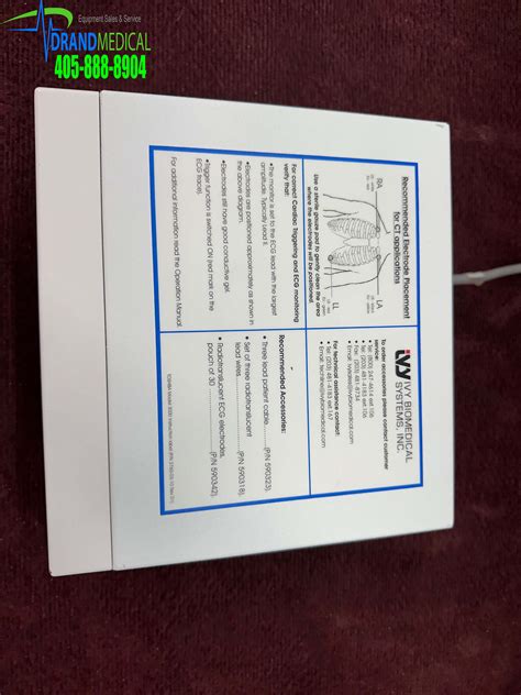 Ivy Biomedical Cardiac Trigger Monitor 3000t Medsold
