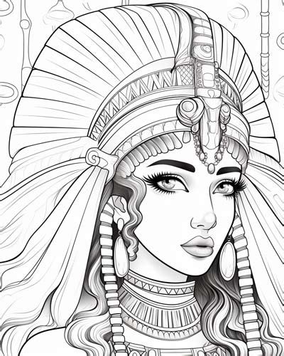 Cleopatra Coloring Pages
