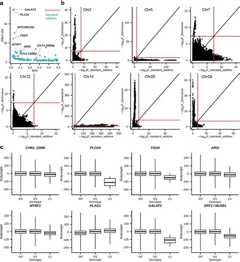 Dominance And Additive Qtl Contrasts Of Allele Frequencies Effect