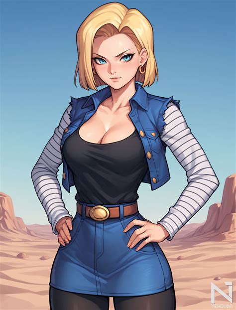 Android 18 By Nekouda On Deviantart